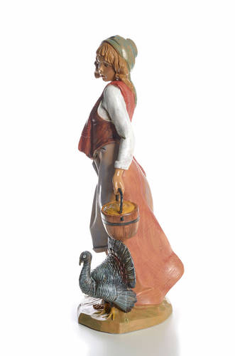 St. Lazarus Statue, 20 cm in painted plaster | online sales on HOLYART.com