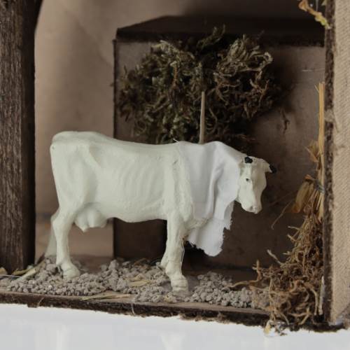 Animated nativity figurine, cow, 7cm | online sales on HOLYART.co.uk
