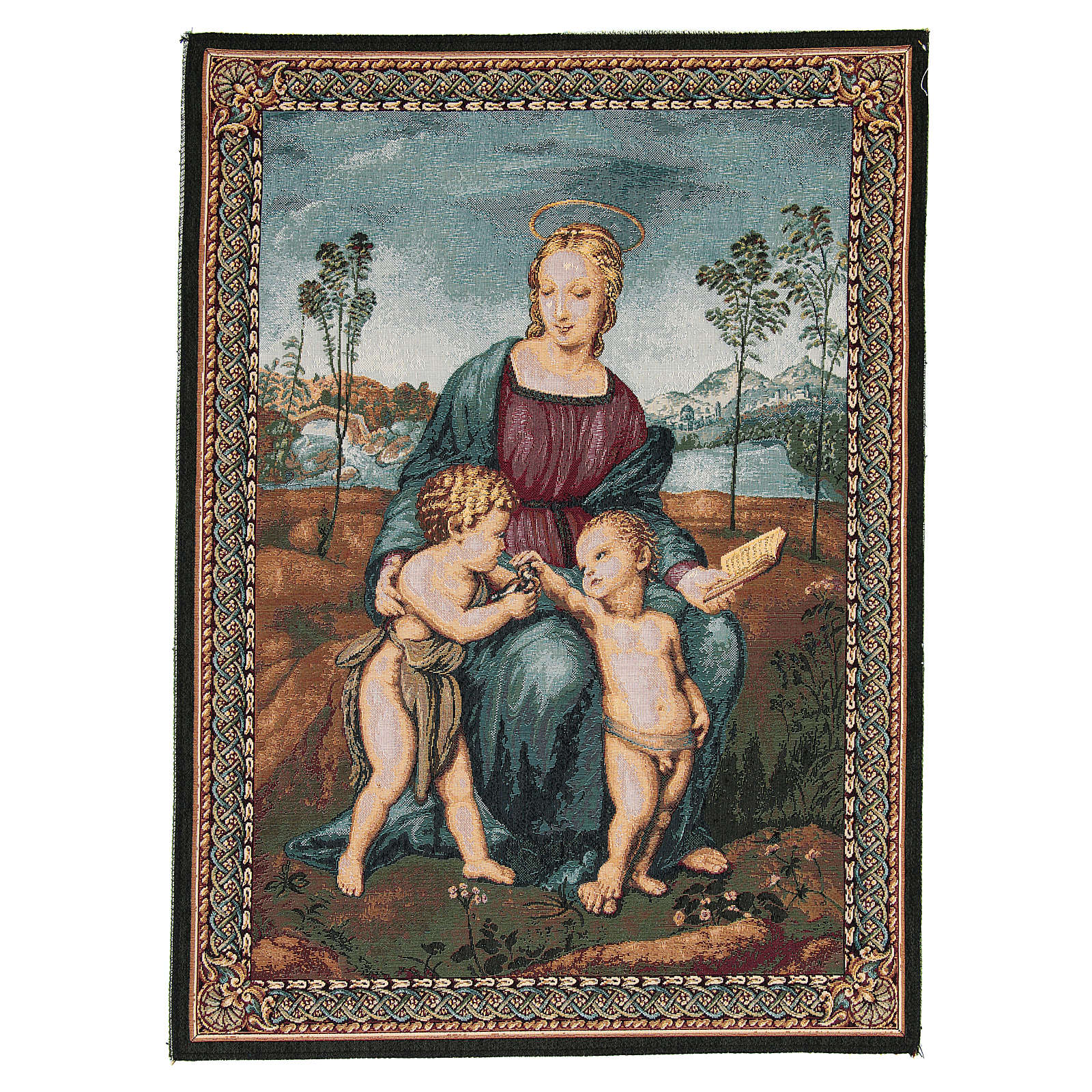Wandteppich Madonna mit dem Stieglitz nach Raffaello Sanzio | Online Verfauf auf HOLYART