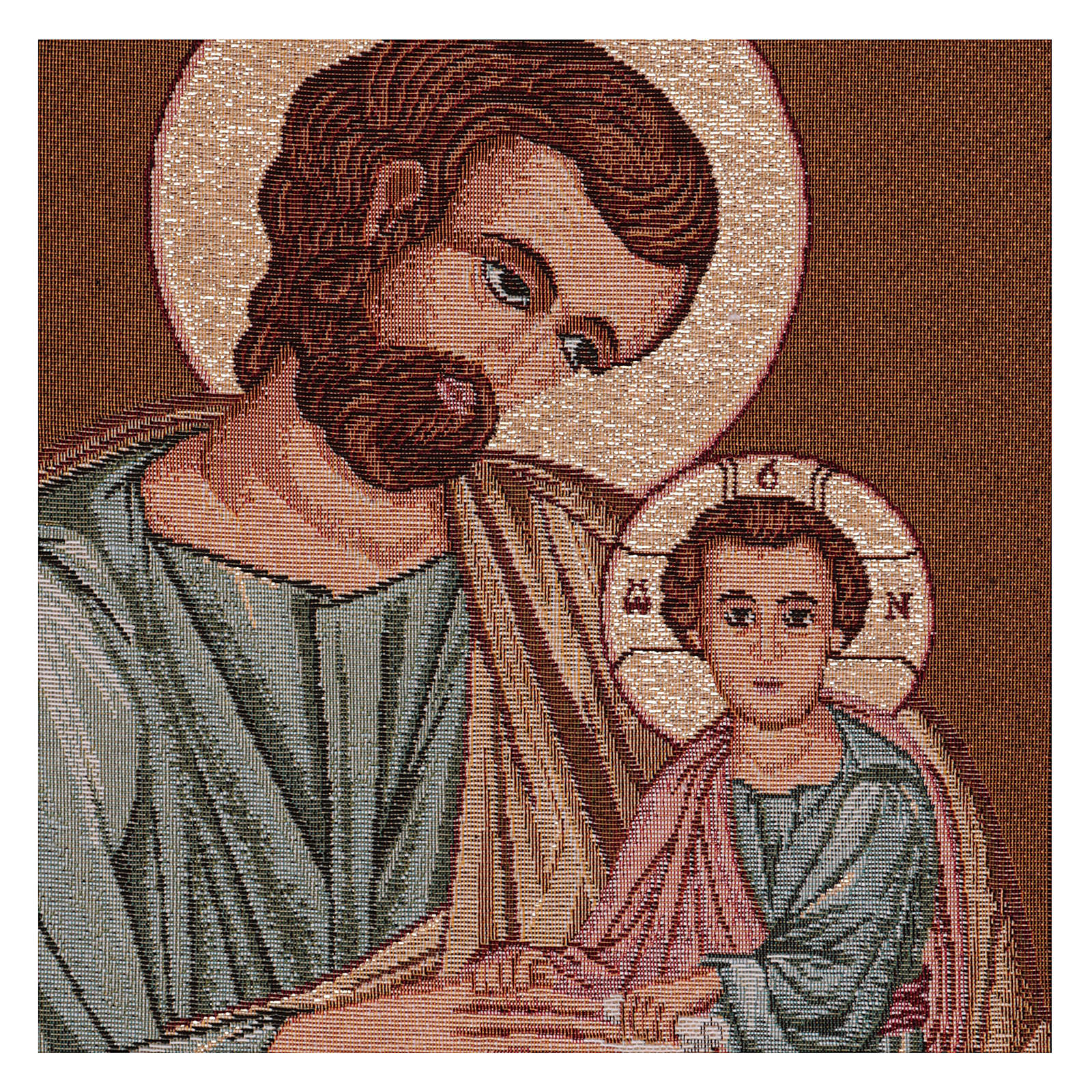 Saint Joseph wall tapestry in Byzantine style with loops | online sales ...