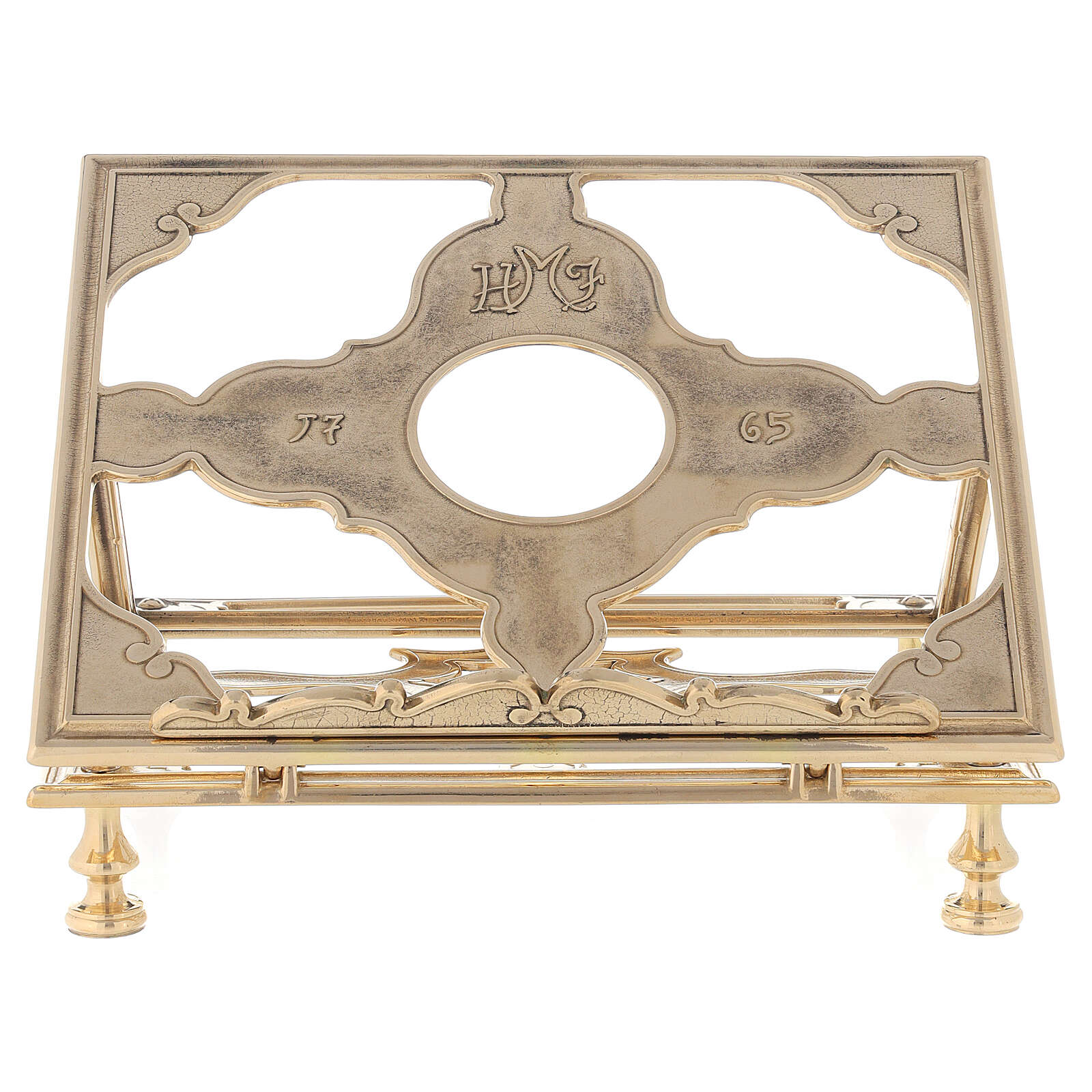 Brass book-stand | online sales on HOLYART.co.uk