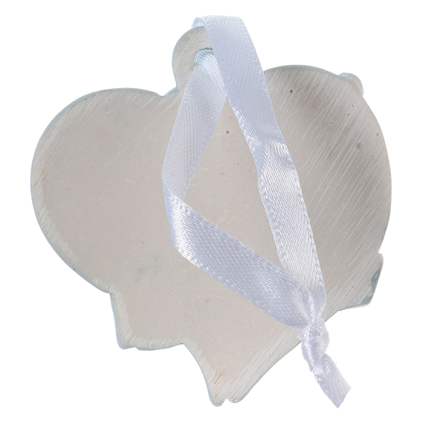 Angel 6 cm on light-blue heart to be hanged 20 pieces | online sales on ...