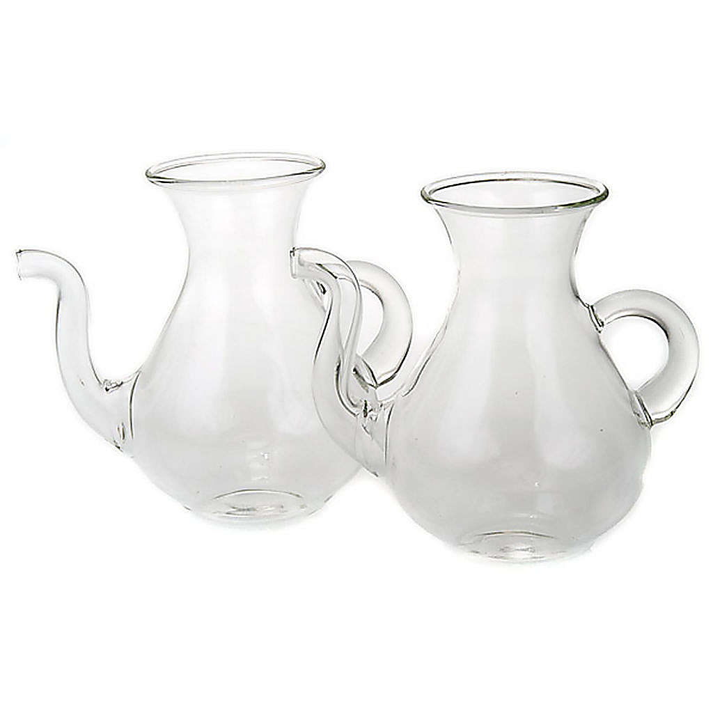 Cruets in glass with spout | online sales on HOLYART.com