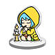 Figure of Luce in prayer, Jubilee 2025 mascot by Tokidoki, acrylic ...