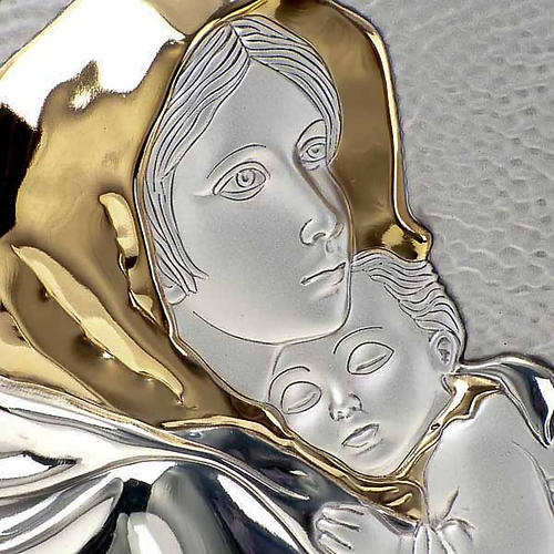Gold/silver oval Bas Relief - Madonna del Ferruzzi | online sales on ...