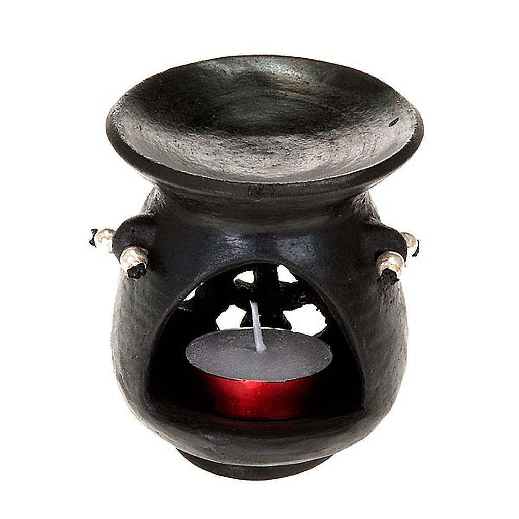 Pebetero vela terracota nero | venta online en HOLYART