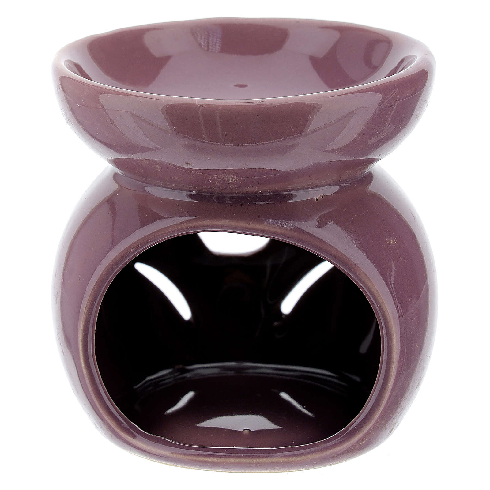 Pebetero esencias cerámica perforado 7 cm lila | venta online en HOLYART