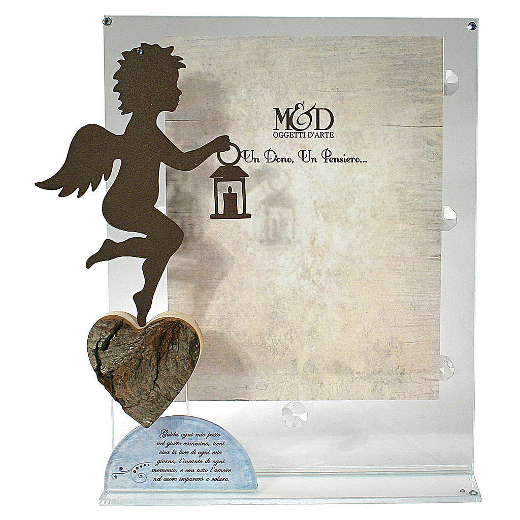 Picture frame, favour with angels, blue | online sales on HOLYART.co.uk