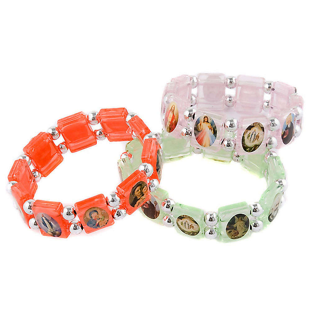 Transparent multi-image bracelet | online sales on HOLYART.co.uk