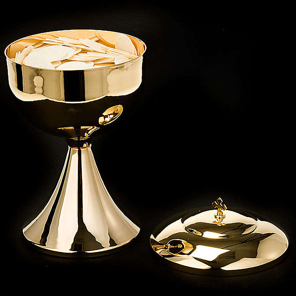 Golden ciborium, 600 hosts | online sales on HOLYART.co.uk