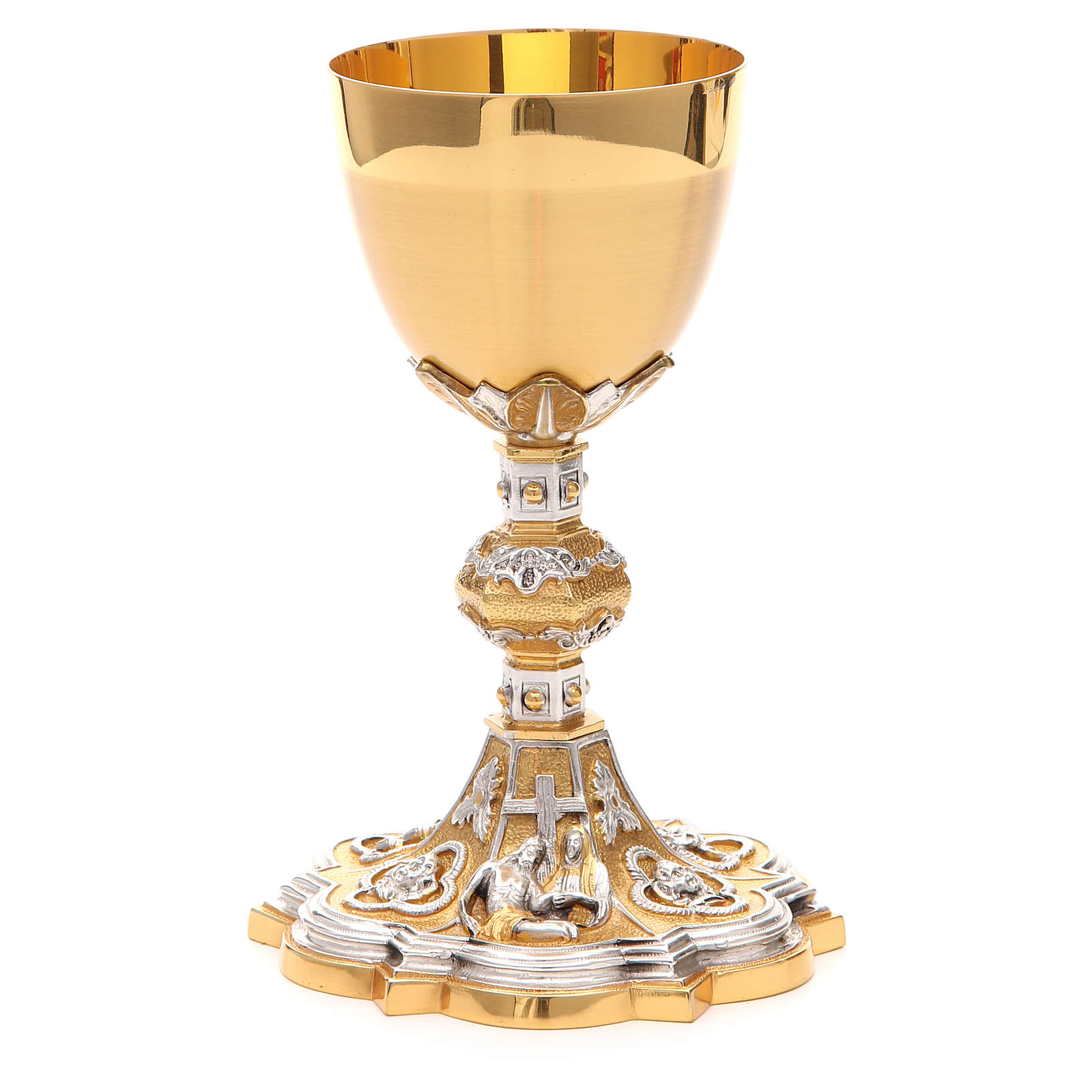 Cáliz y Copón en latón con Piedad | venta online en HOLYART