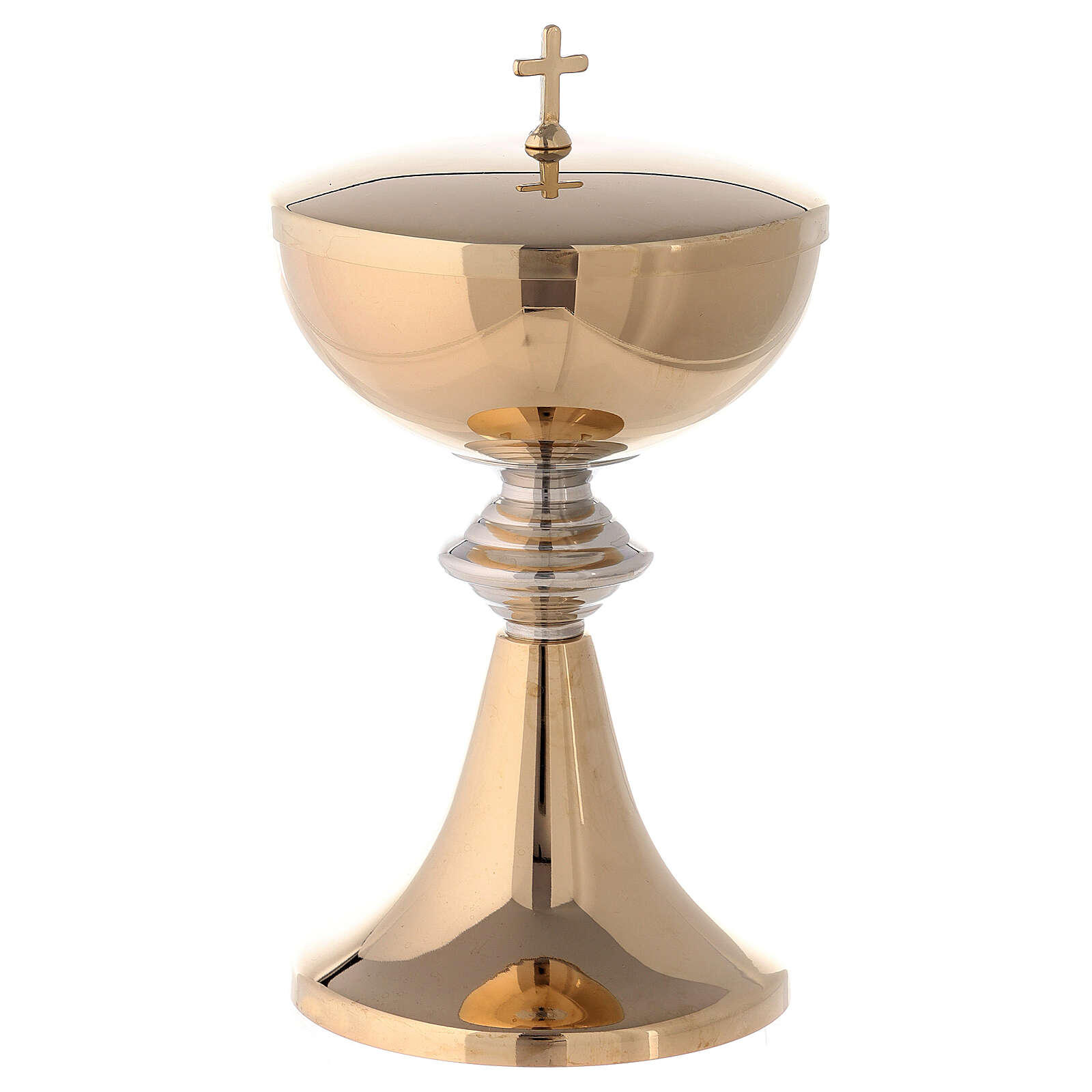 Chalice and Ciborium in brass, classic style | online sales on HOLYART.com