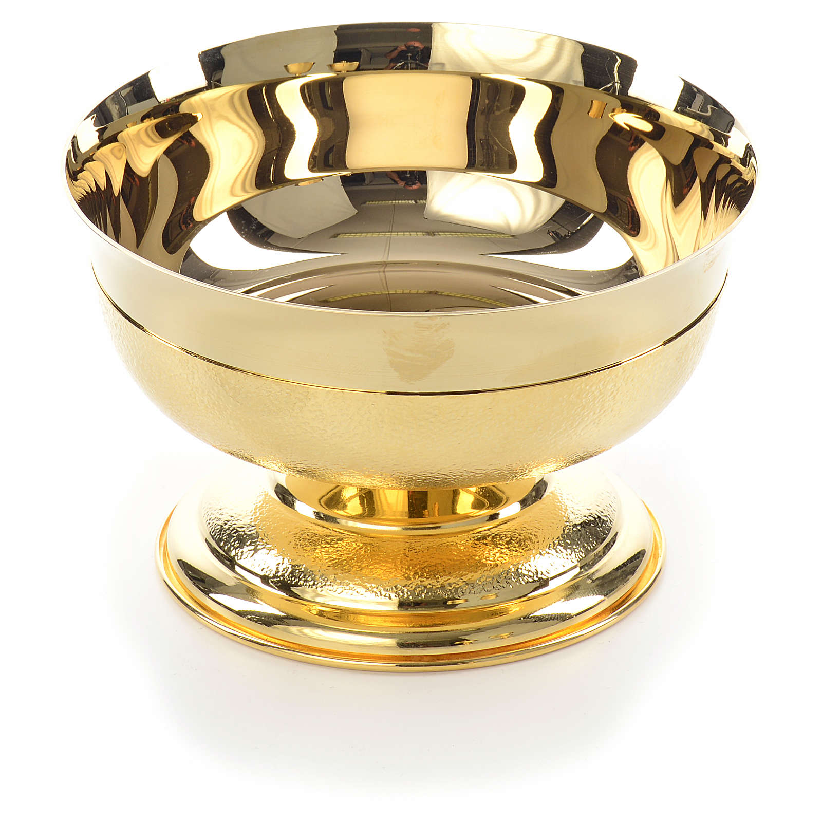 Chalice, ciborium and bowl with knurled gilded finish | online sales on ...
