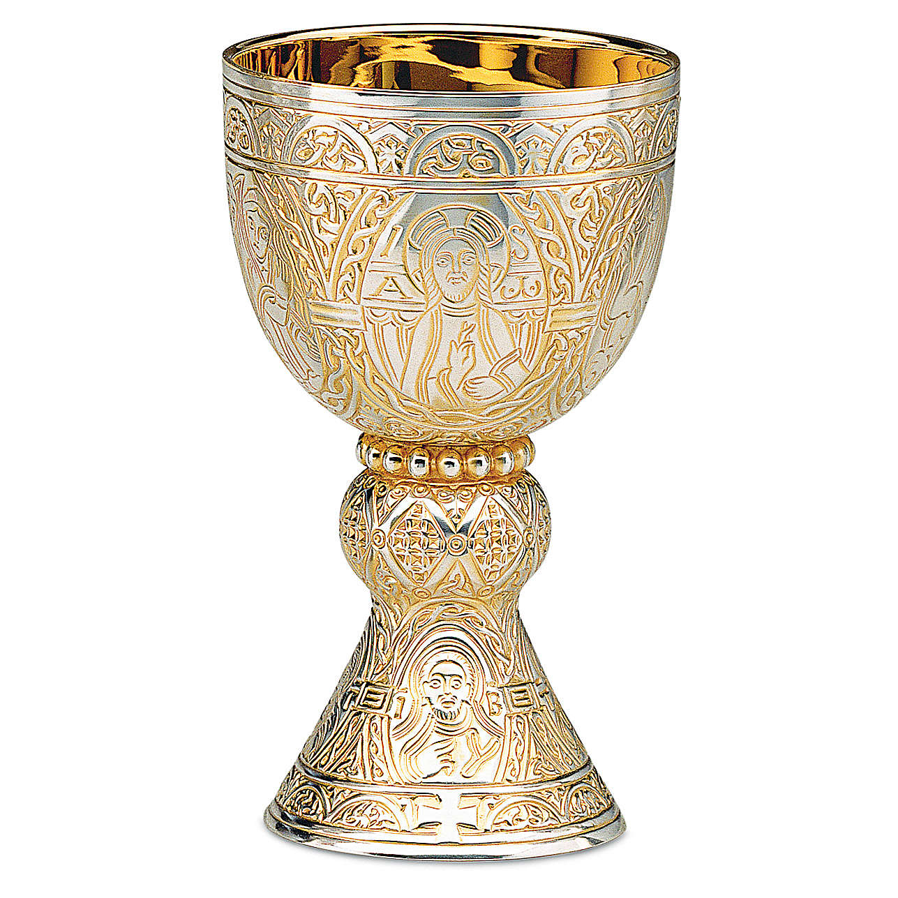 Molina Tassilo chalice and paten Romanesque collection in sterling ...