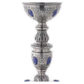 Cáliz Plateresco Molina cabujón copa plata 925 | venta online en HOLYART