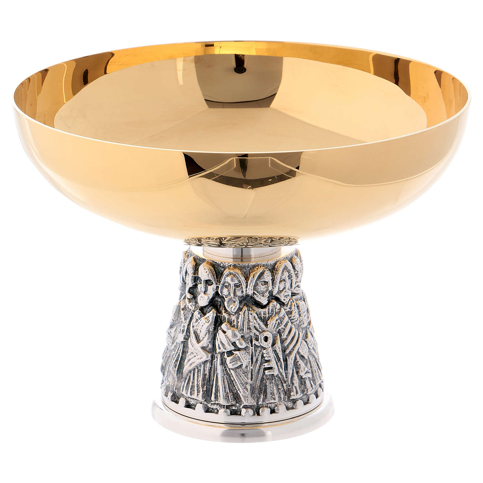 Patena para Ofrendas Molina Doce Apóstoles latón bicolor | venta online ...