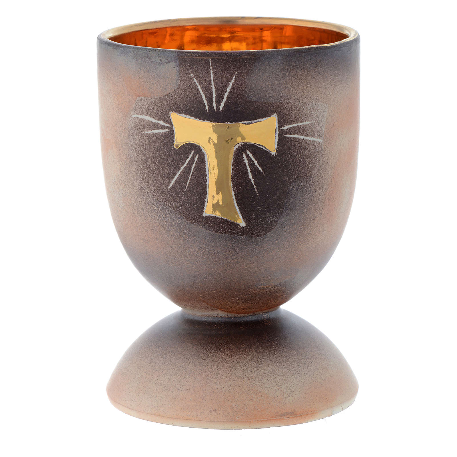 Ceramic chalice with round base | online sales on HOLYART.co.uk