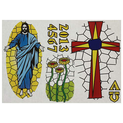 Stickers for Paschal candle, set E. | online sales on HOLYART.co.uk