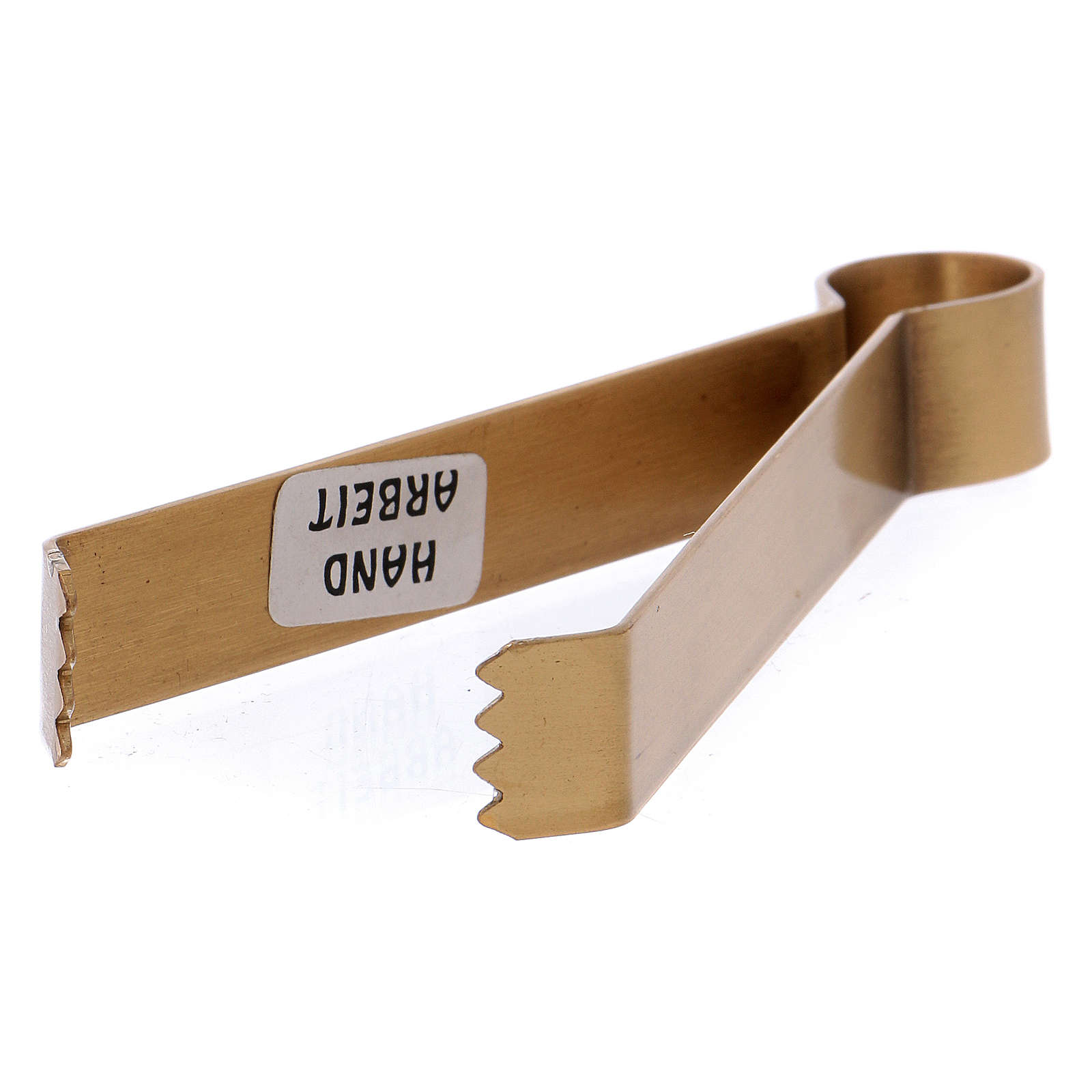 Kohlenzange, Messing vergoldet, satiniert, 11,5 cm | Online Verfauf auf ...