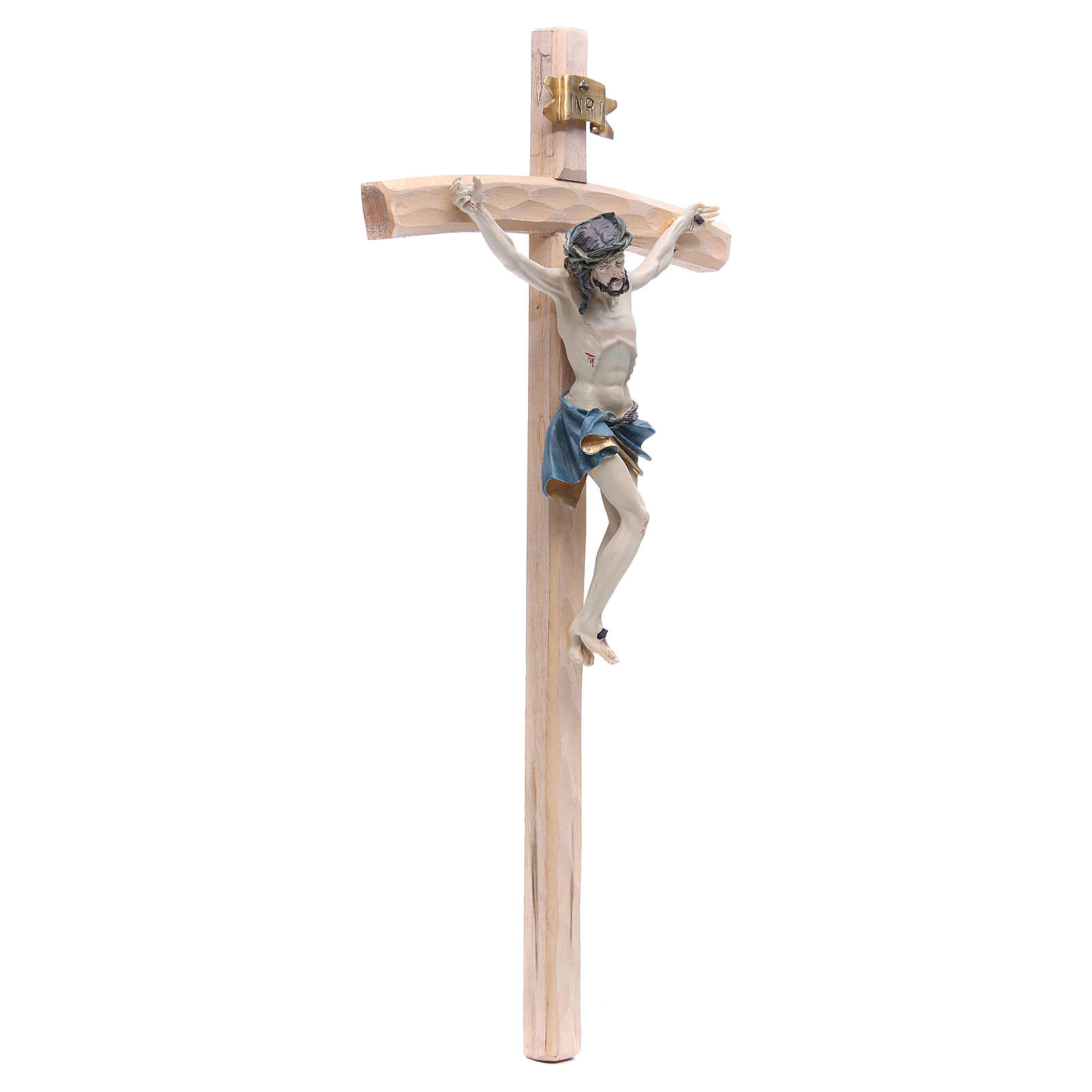 Crucifix measuring 55cm in resin and wood | online sales on HOLYART.com