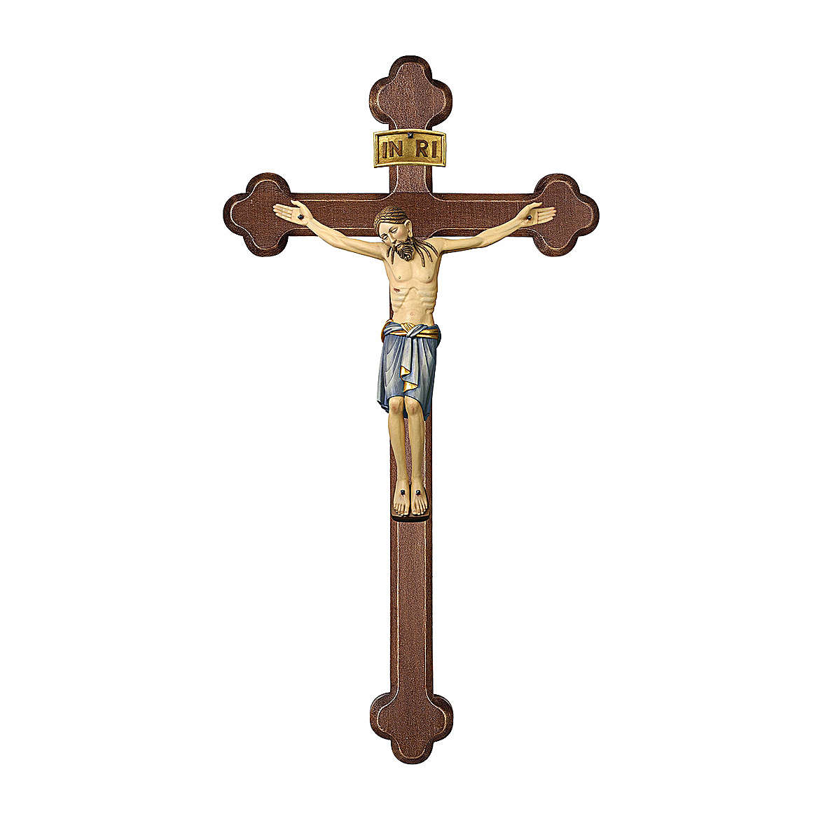 San Damiano Cross in wood, burnished cross baroque style, | online ...