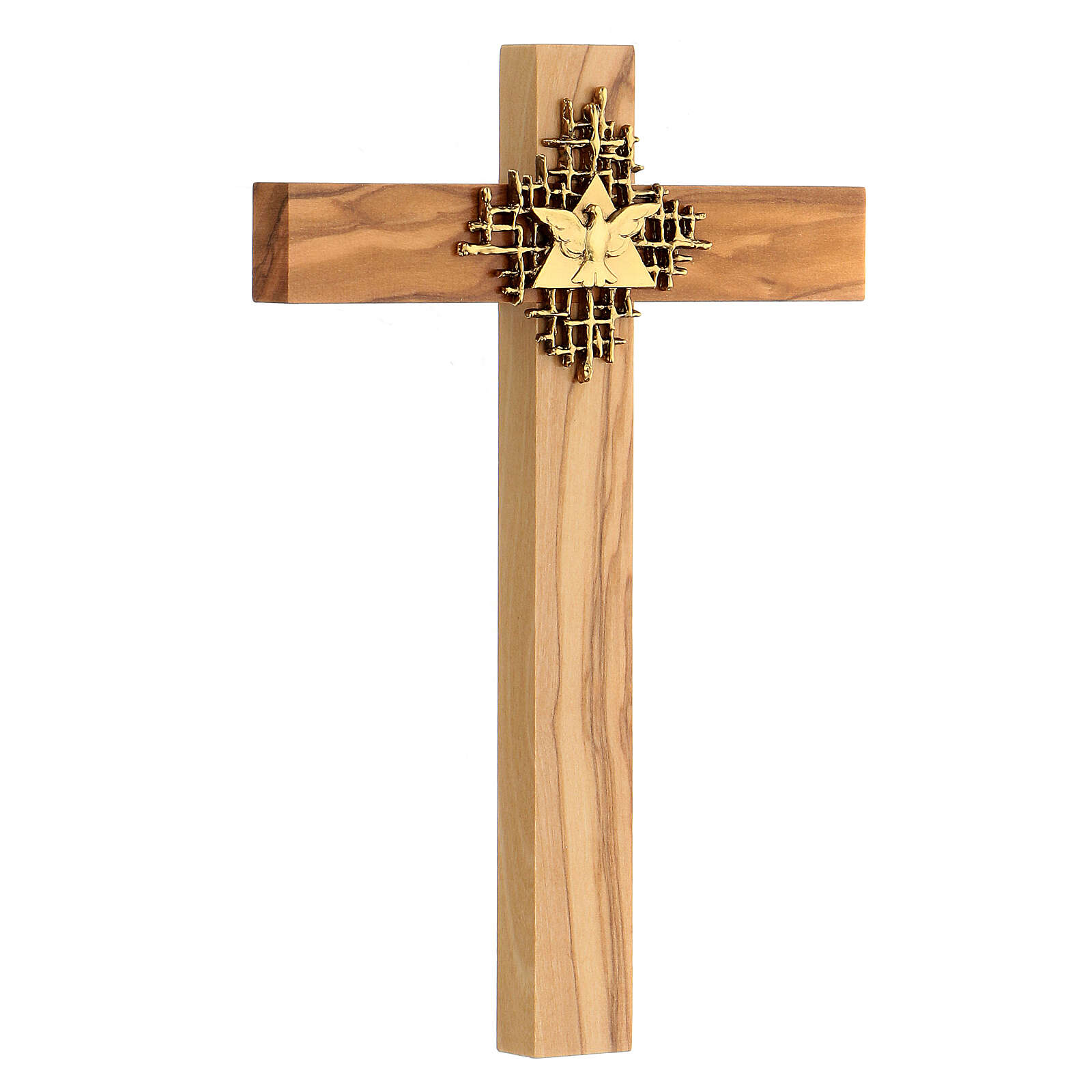 Holy Spirit cross in Olive wood | online sales on HOLYART.com