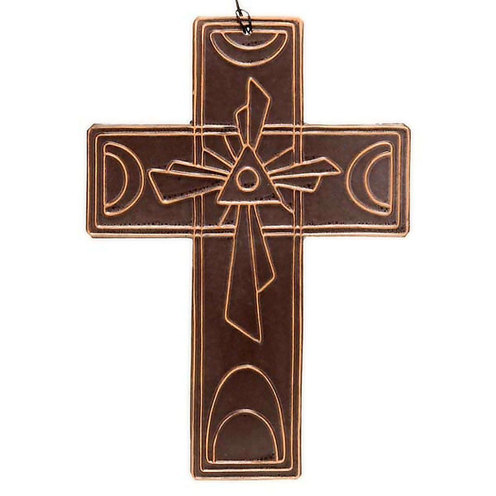 Cruz de muro cerámica Trinidad | venta online en HOLYART