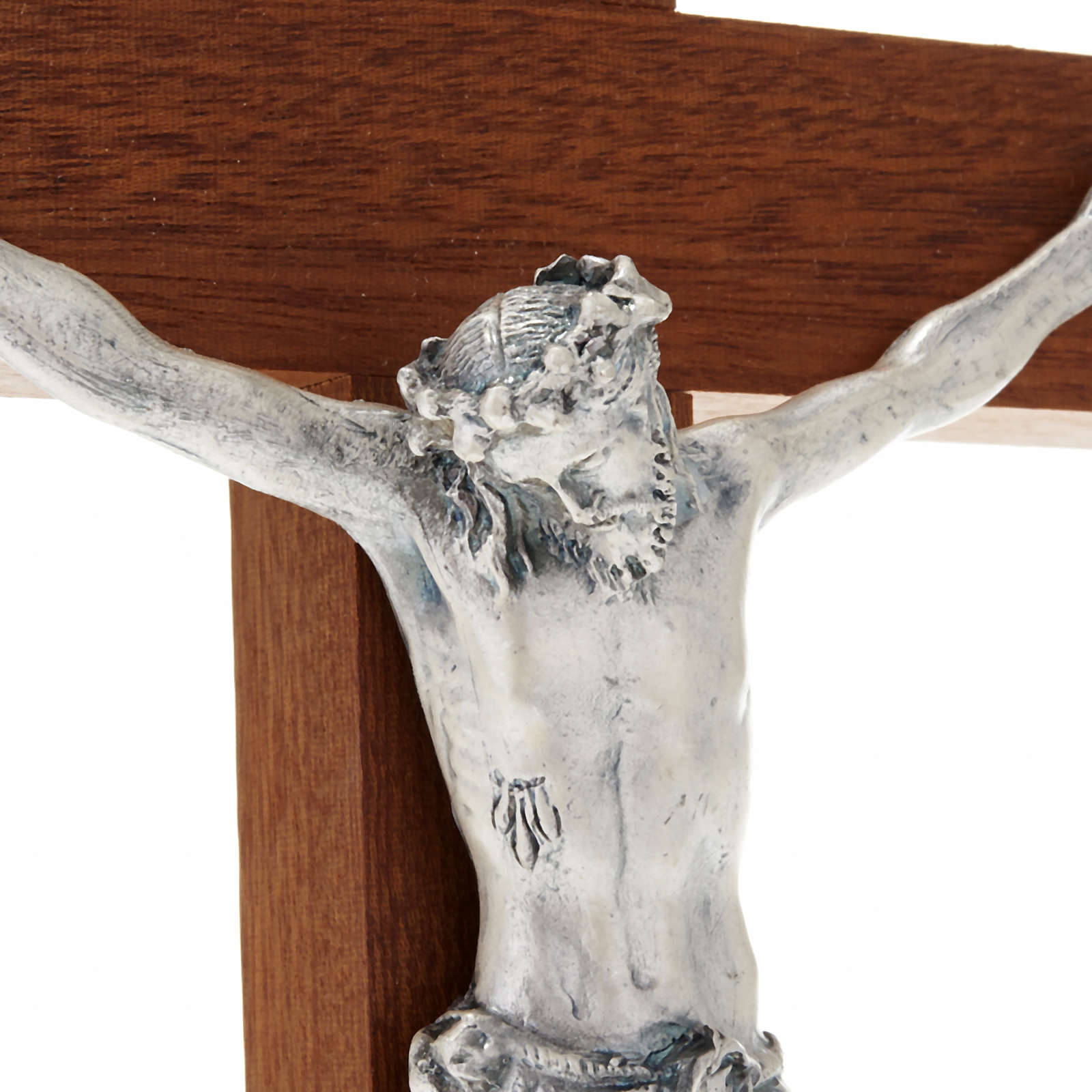 Straight Crucifix in wood with base | online sales on HOLYART.co.uk
