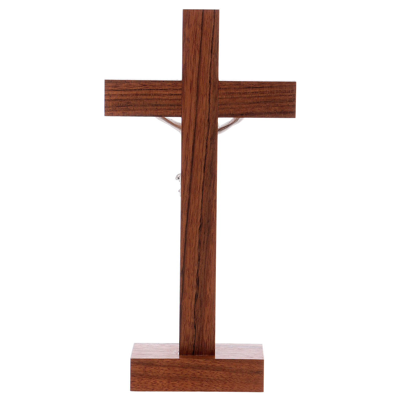 Table Cross in olive and walnut wood | online sales on HOLYART.co.uk