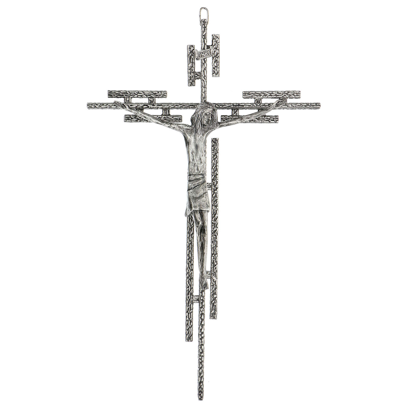 Wall crucifix in metal 65 cm | online sales on HOLYART.co.uk