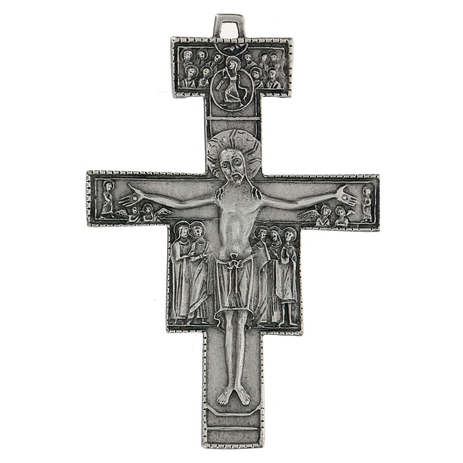 St Damian wall cross, 12 cm in zamak | online sales on HOLYART.com