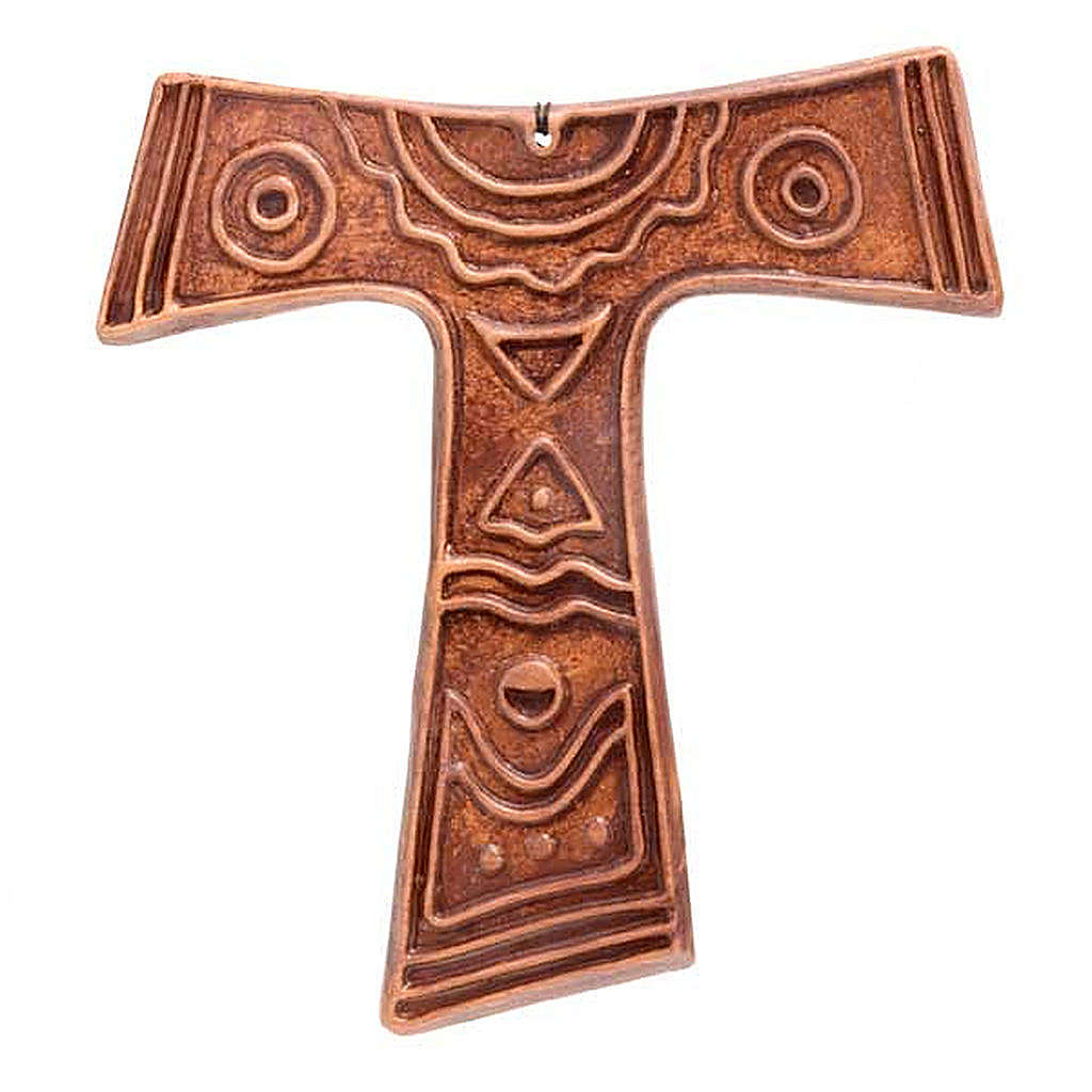 Ceramic Tau cross | online sales on HOLYART.co.uk
