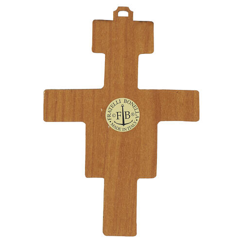 Crucifix Saint-Damien MDF avec dorure à chaud 14x10 cm | vente en ligne ...