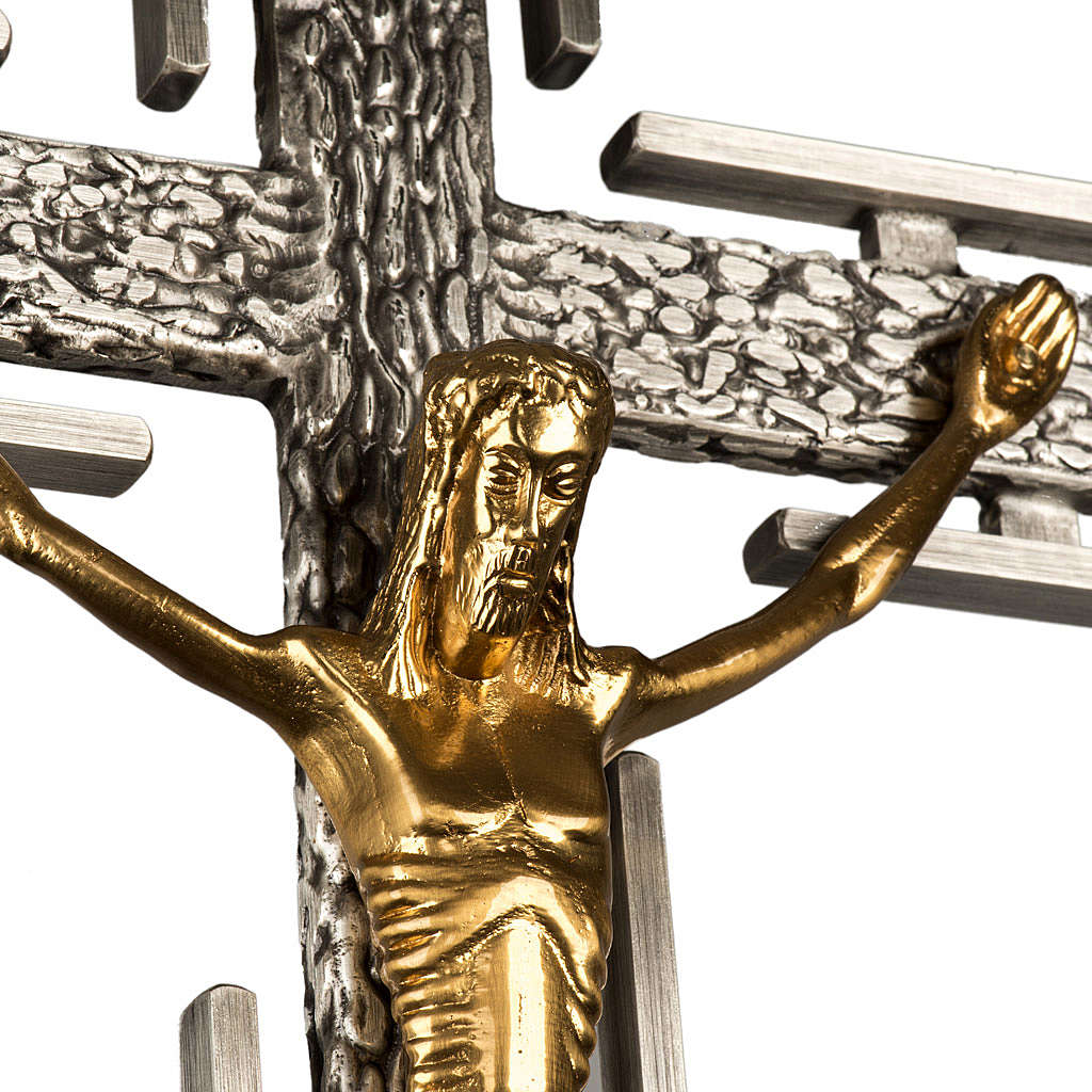 Processional stylised cross in bronze | online sales on HOLYART.co.uk