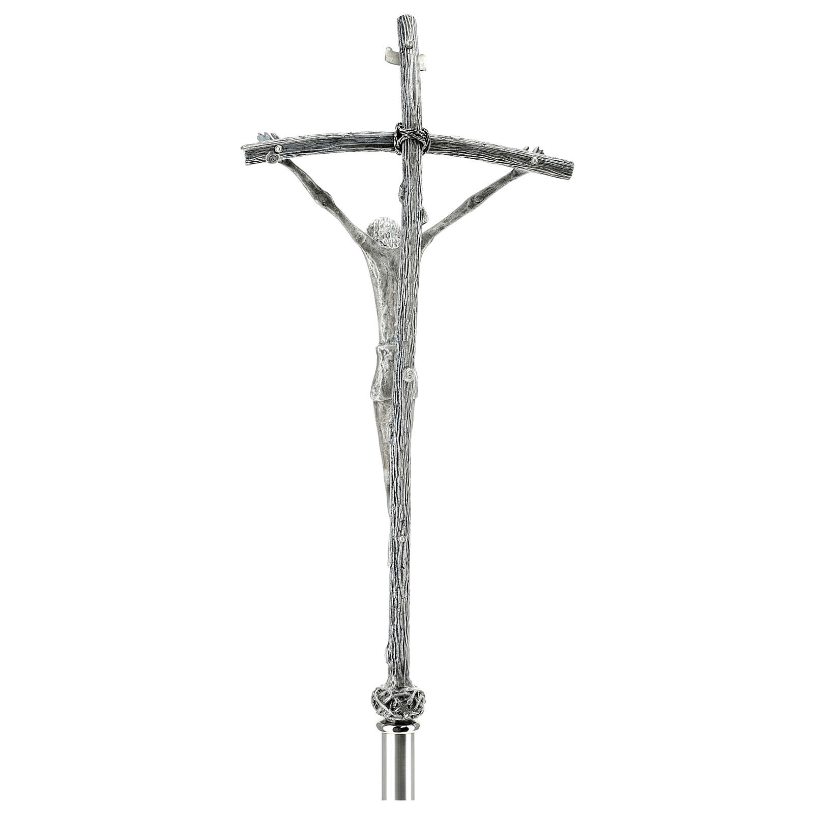 Croce astile Pastorale di Giovanni Paolo II in bronzo | vendita online ...