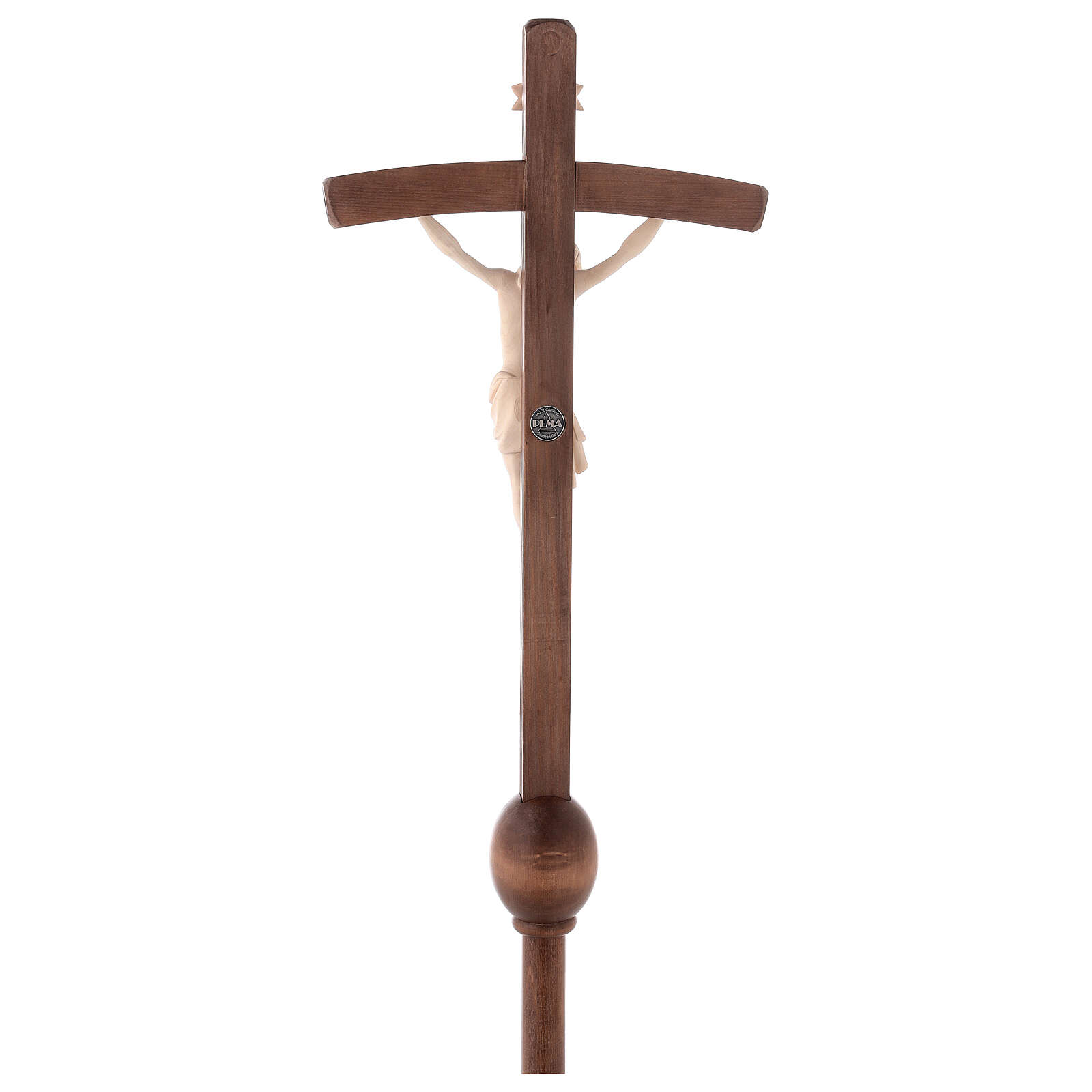 Processional cross with base in natural wood, Siena-type | online sales ...