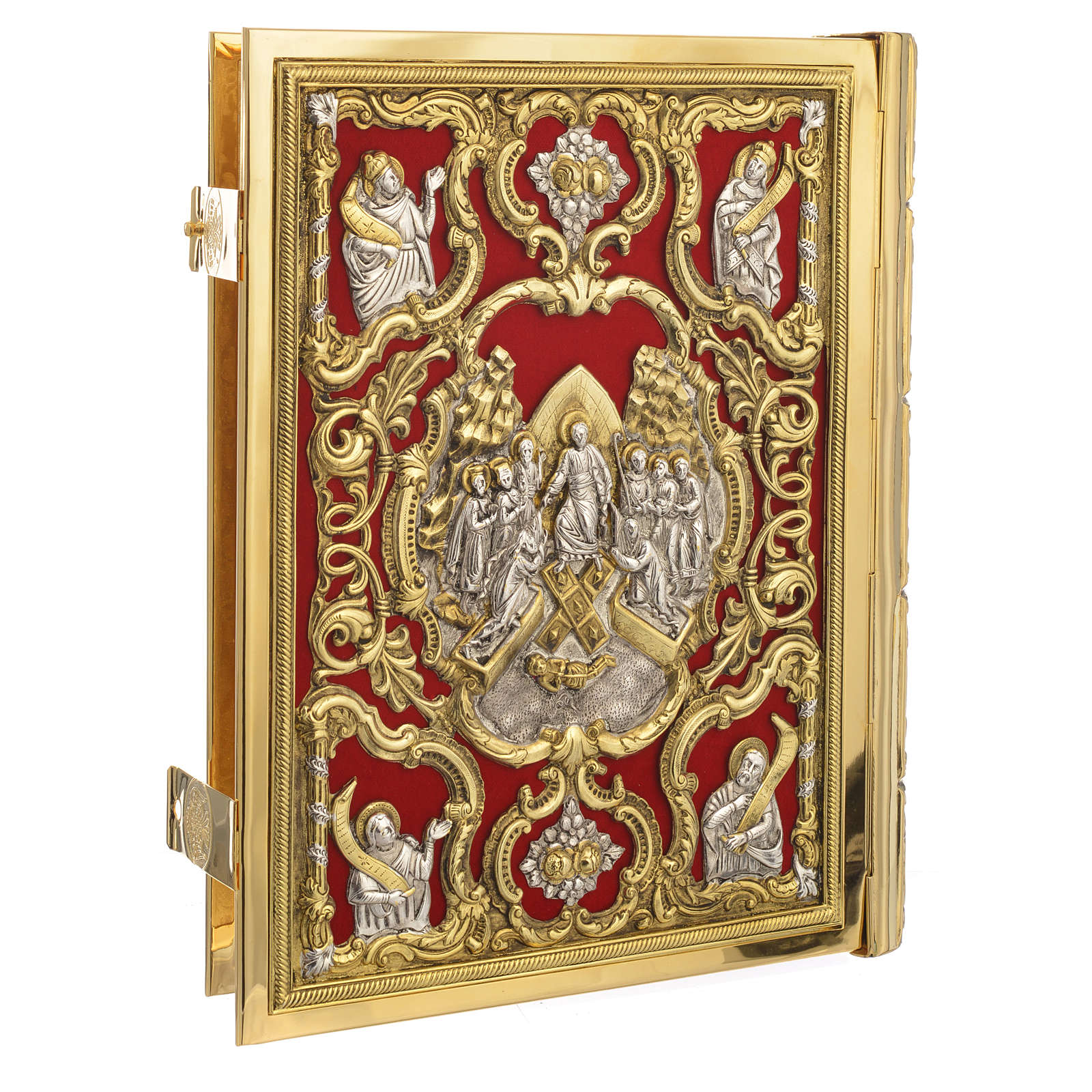 Missal Cover in Gold Brass with Jesus on Cross | online sales on ...