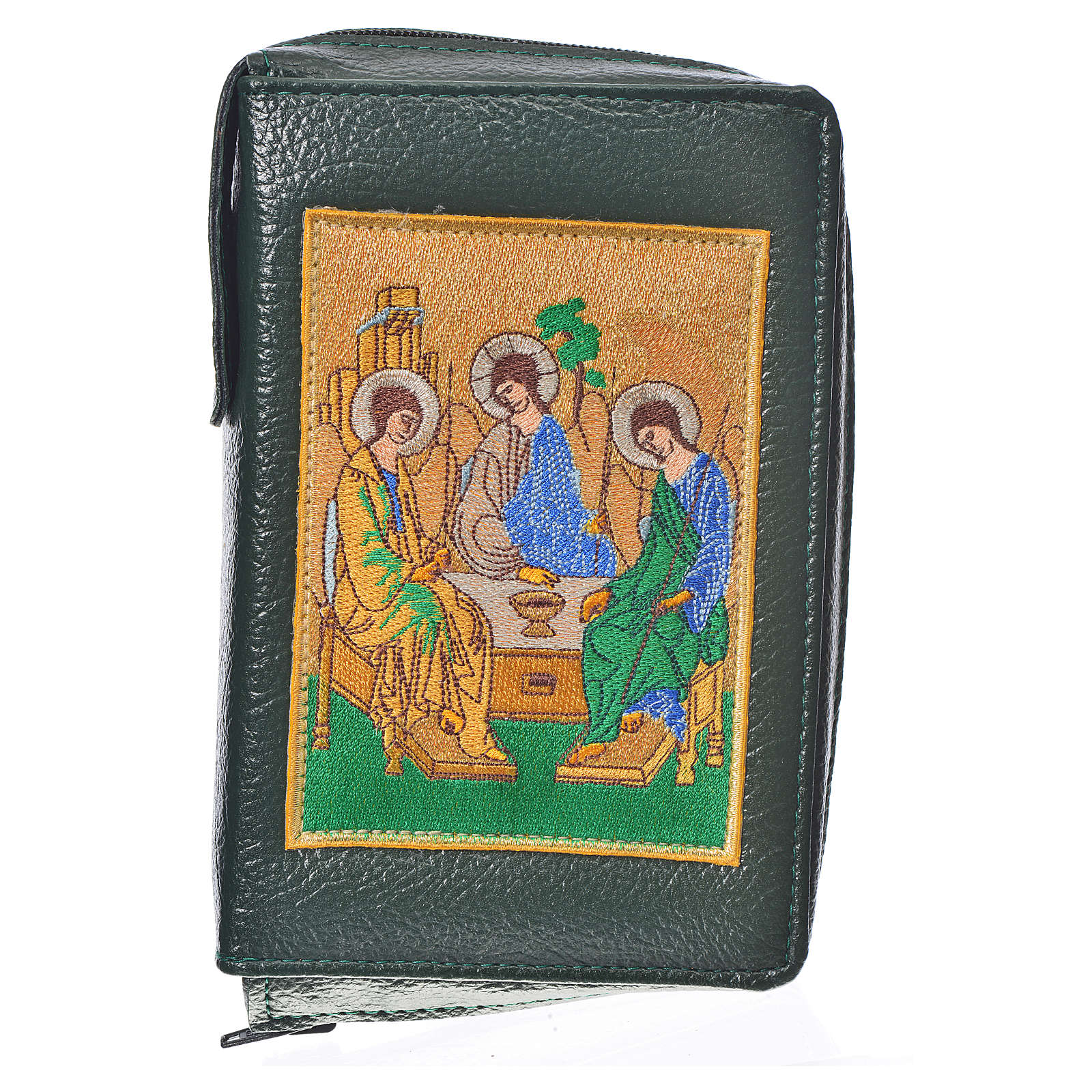 Catholic Bible Anglicised cover green bonded leather Holy Trinity ...