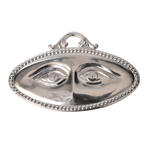Ex-voto, polished eyes in sterling silver or metal 8x4.5cm | online ...
