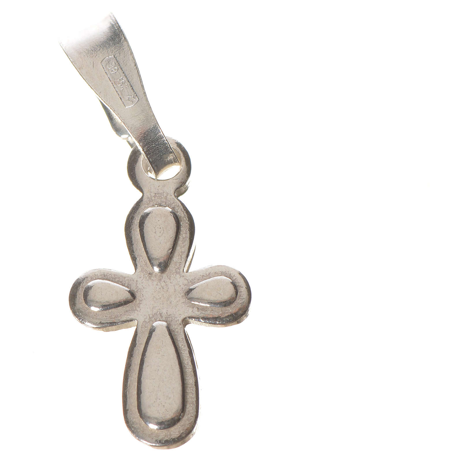 Cruz de plata redondo | venta online en HOLYART