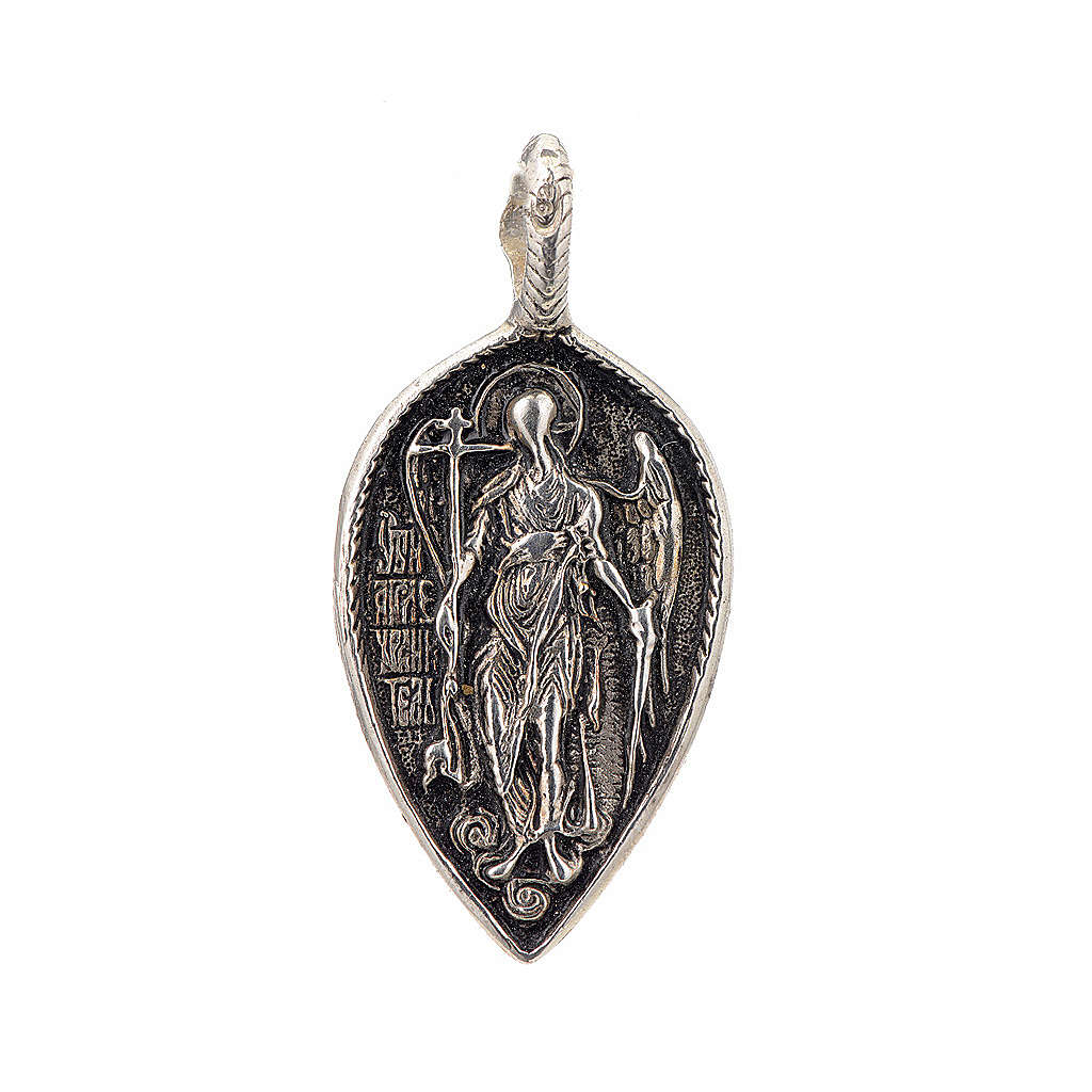 Pendant Archangel Gabriel in sterling silver | online sales on HOLYART.com