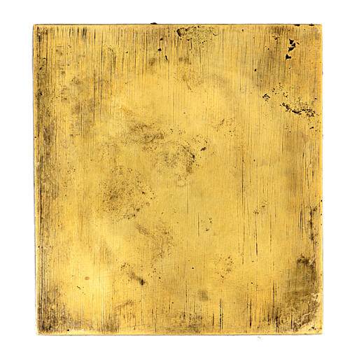 Ícone antigo russo Sarça Ardente bronze 10x10 cm | venda online na HOLYART