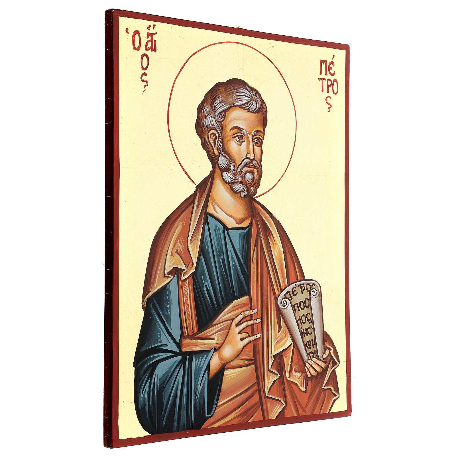 Hand-painted icon of Saint Peter | online sales on HOLYART.com