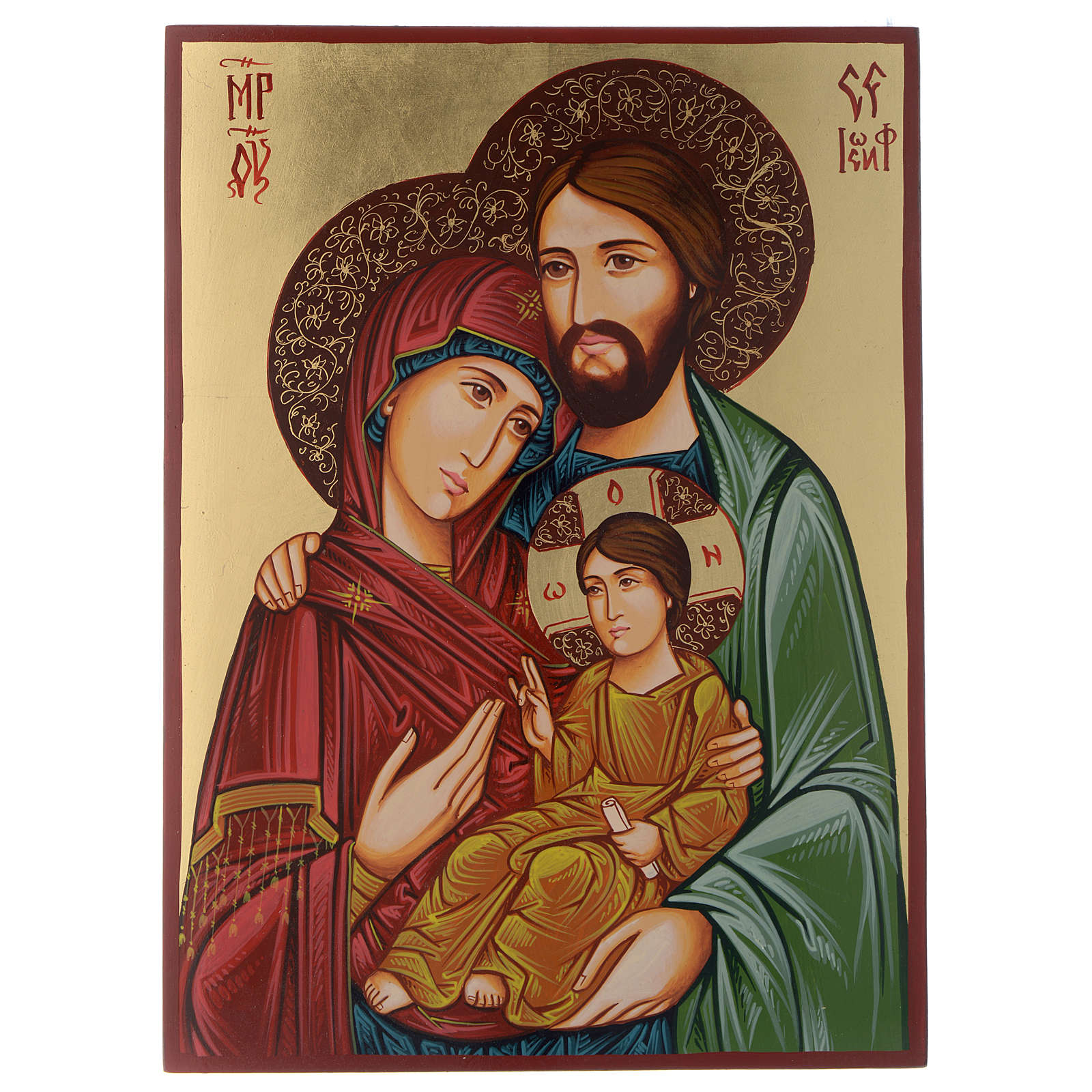 Romanian painted icon Holy Family of Nazareth 40x30 cm | online sales ...