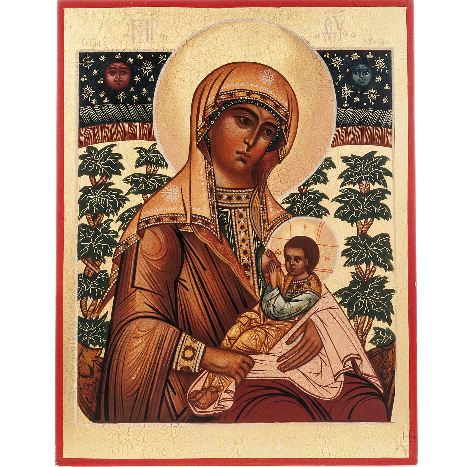 Russian icon of the Virgin Mary breastfeeding Jesus | online sales on ...