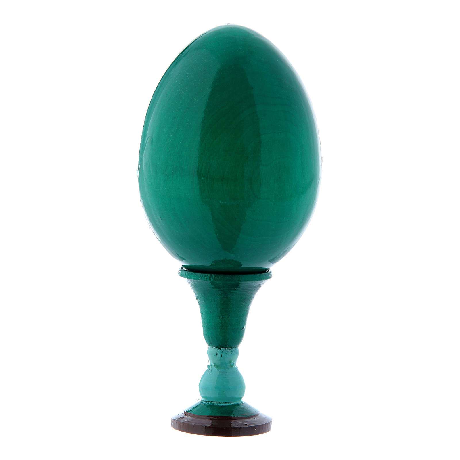 Huevo verde decorado a mano ruso La Virgen del Huso h tot 13 | venta ...