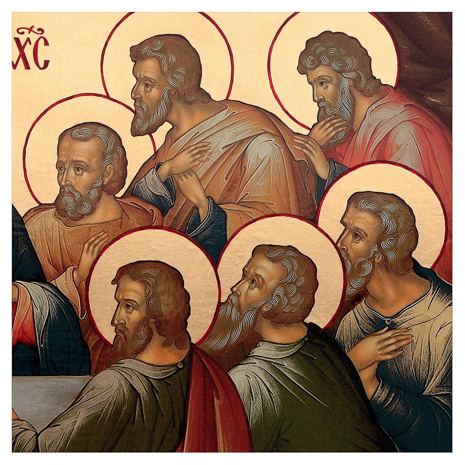 Icône russe sérigraphiée Cène feuille or 76x100 cm | vente en ligne sur ...