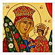Russian Style Icon Immortal Flower painted with gold leaf, 30x25 cm ...