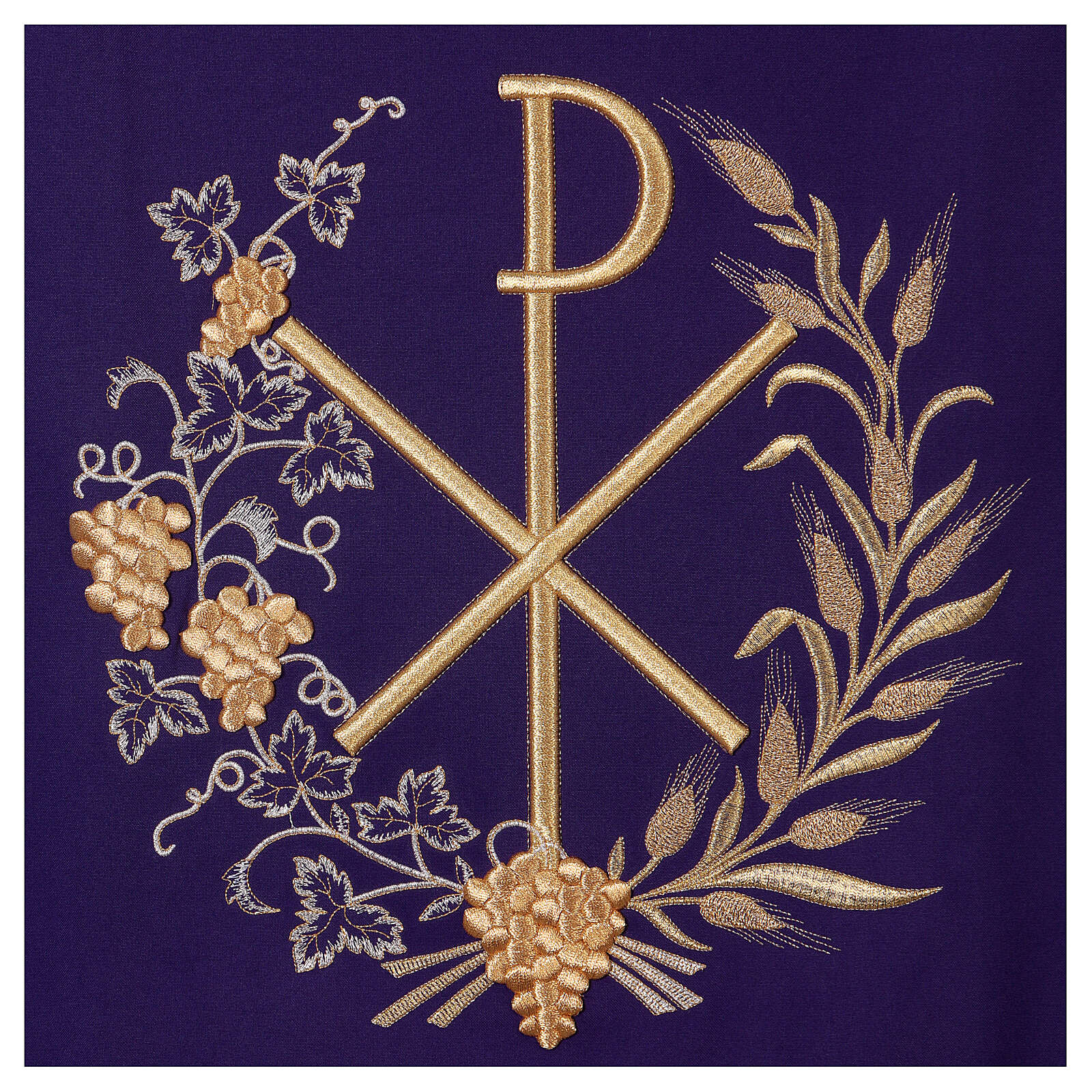 Pulpit cover with embroidered Chi-Rho symbol | online sales on HOLYART.com