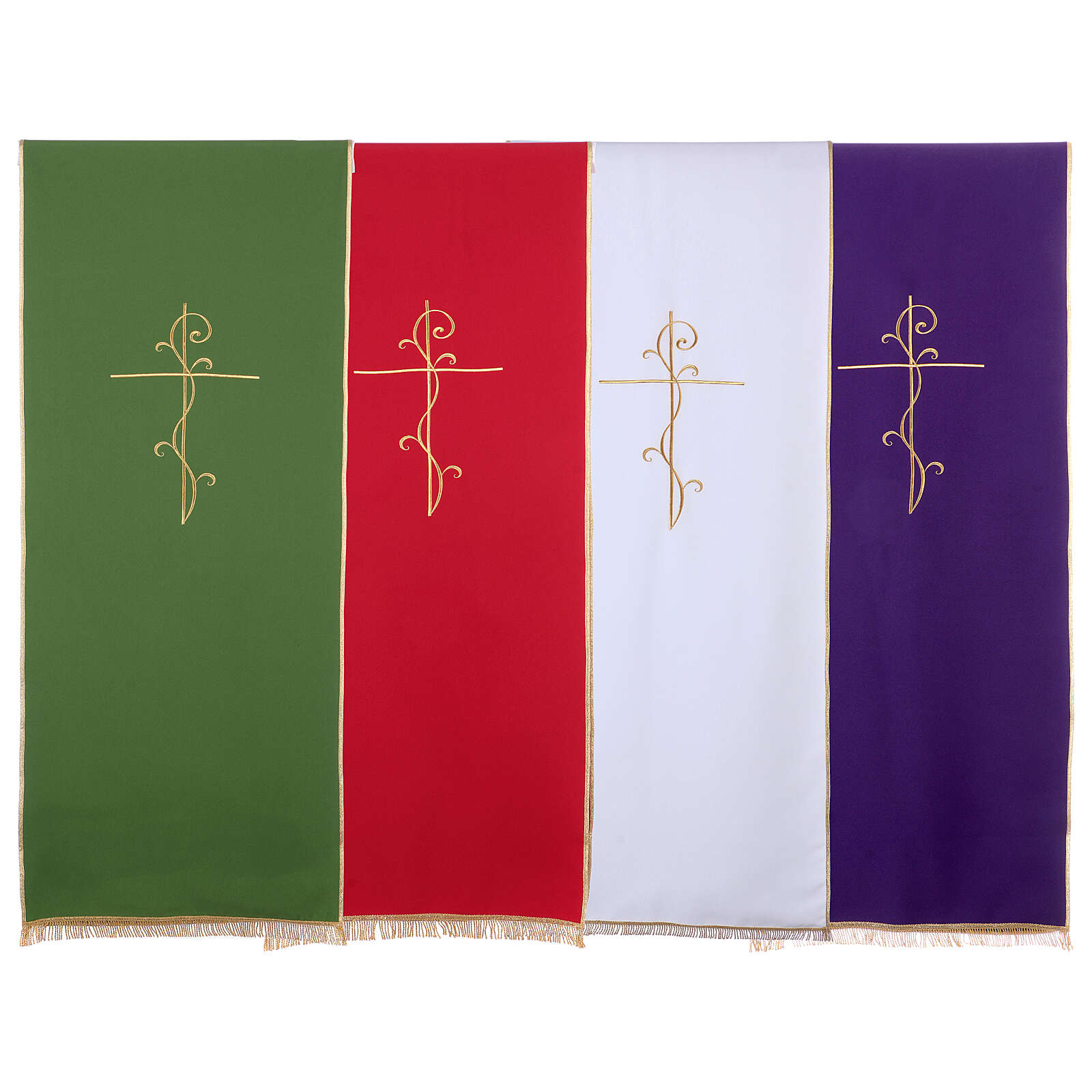 Lectern cover in Vatican fabric, polyester with cross embroidery ...